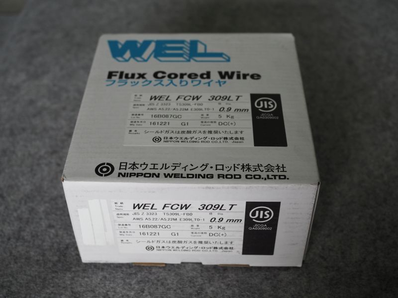 ステンレス鋼アーク溶接フラックス入りワイヤWEL FCW 309LT - 溶接用品プロショップ サンテック